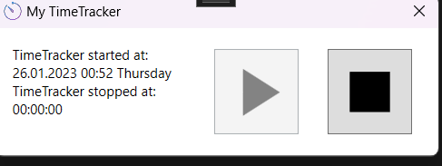 GitHub - m3xpl4y/TimeTracker: Start and stop time you want to track and save to a excel file in ...