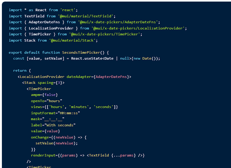 [timepicker] Doesn T Allow Editing Even On The Official Sandbox · Issue 5643 · Mui Mui X · Github