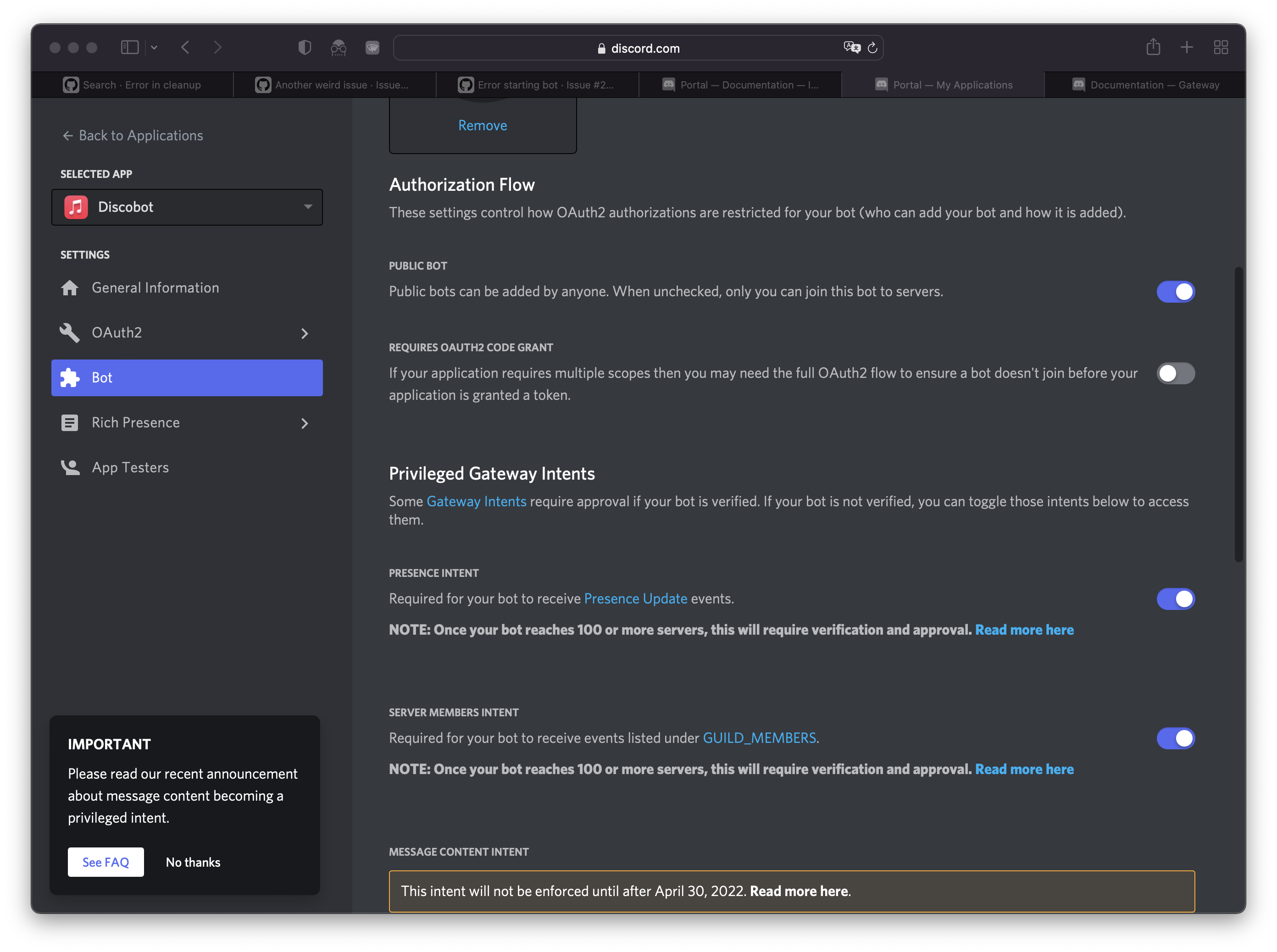 Another weird issue · Issue #2267 · Just-Some-Bots/MusicBot · GitHub
