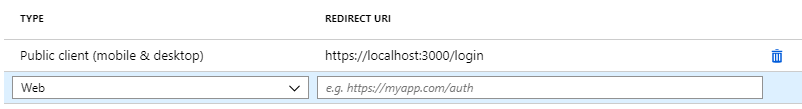AADSTS50011: The reply url specified in the request does not match the reply urls configured for ...