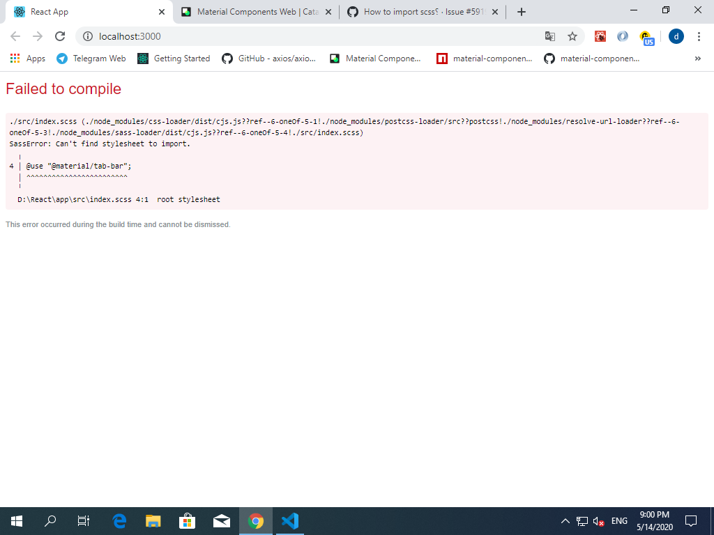 How to import scss؟ · Issue #5919 · material-components/material-components-web · GitHub