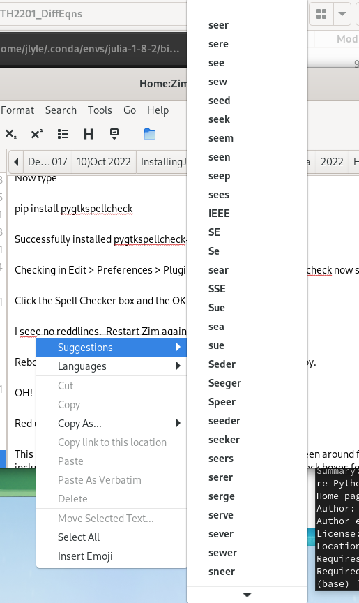 Spell corrections fail to replace the misspelled text · Issue #2212 · zim-desktop-wiki/zim ...