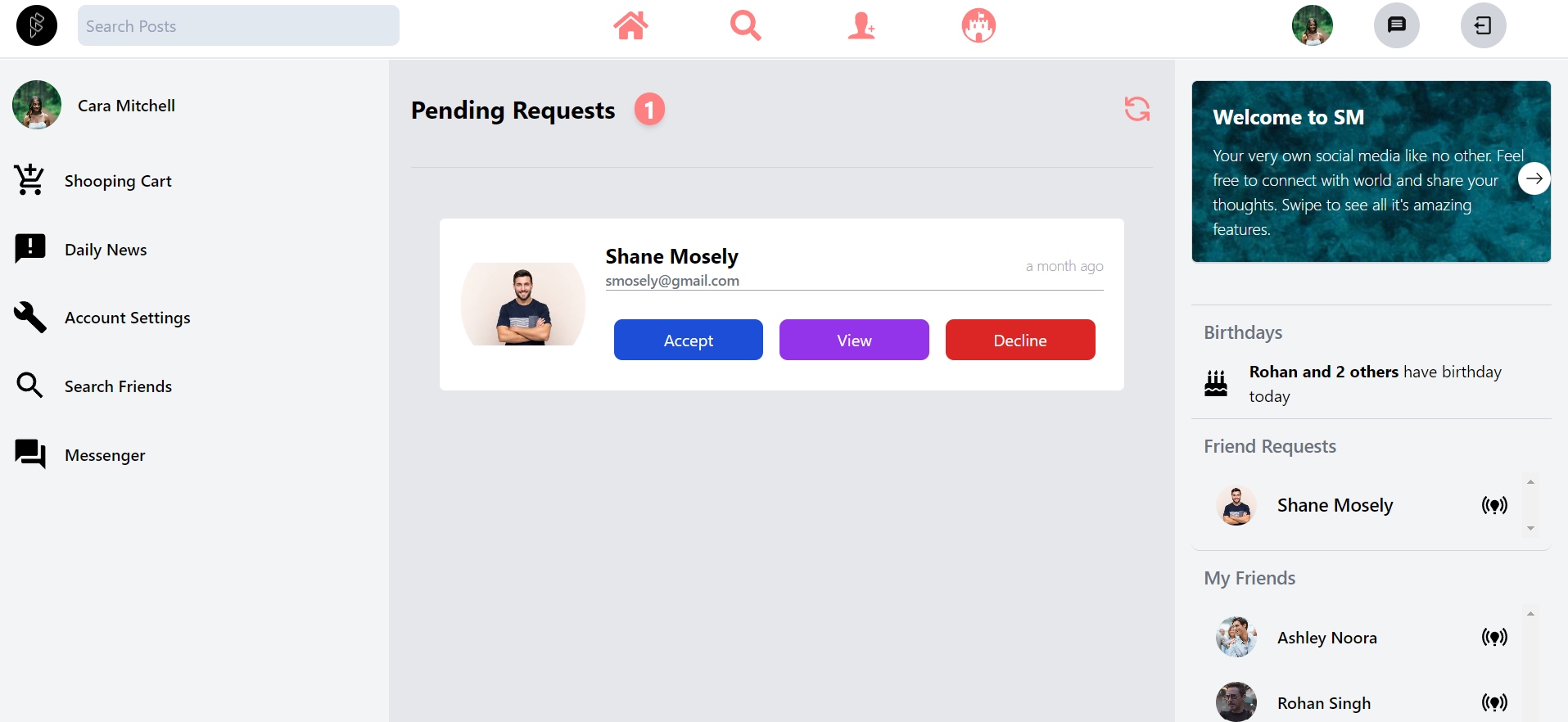 GitHub - rohansingh2023/Social-Media: Built using NextJS, GraphQl, TailwindCSS, Typescript ...