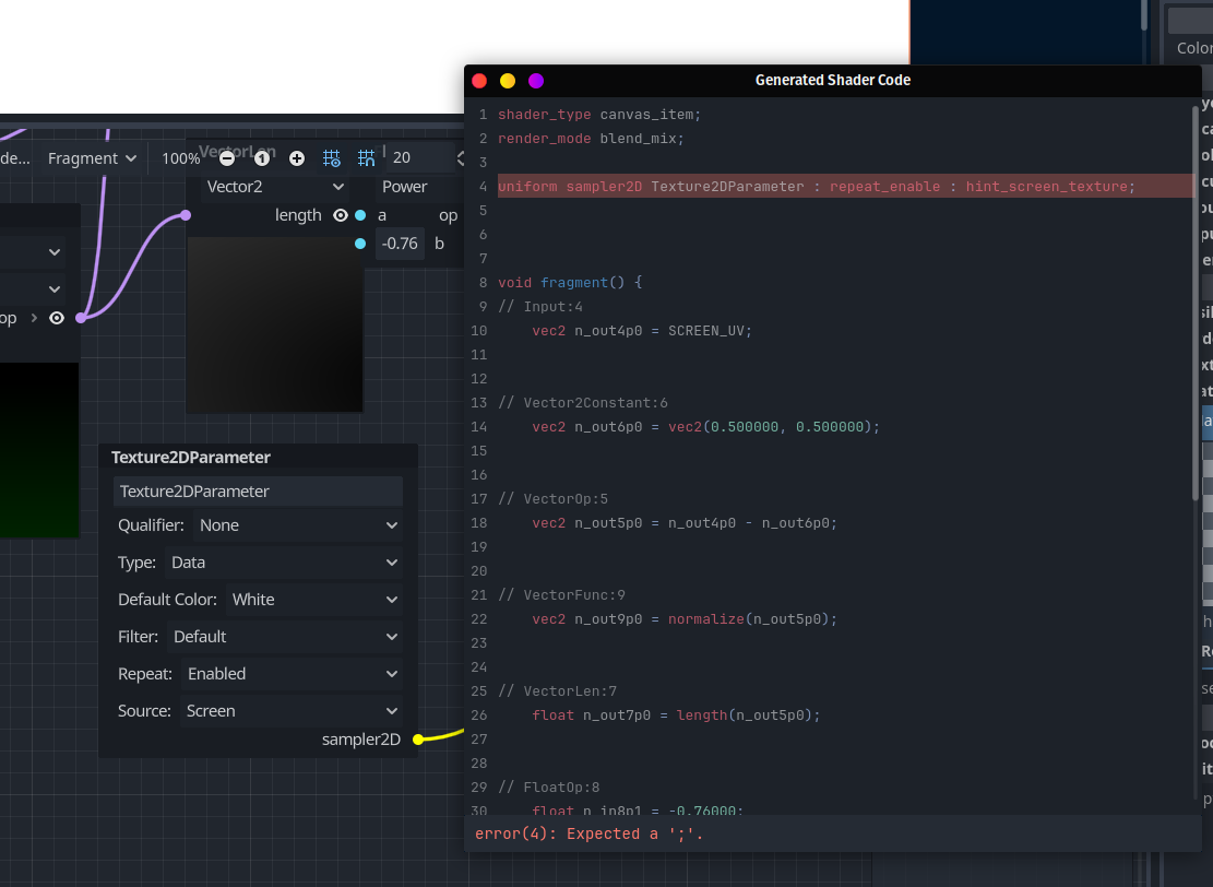 Texture2dParameter "Repeat" option adds extra colon in the generated shader code · Issue #84769 ...