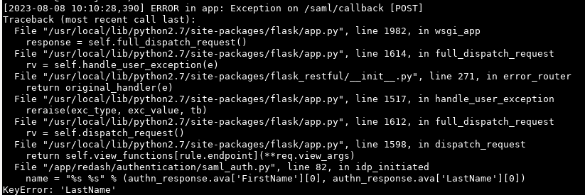 Cannot Login With Azuread Saml When User Doest Have Last Name · Issue