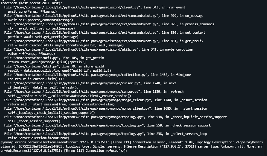 Bug Mongodb · Issue 1963 · Pelican Eggseggs · Github 