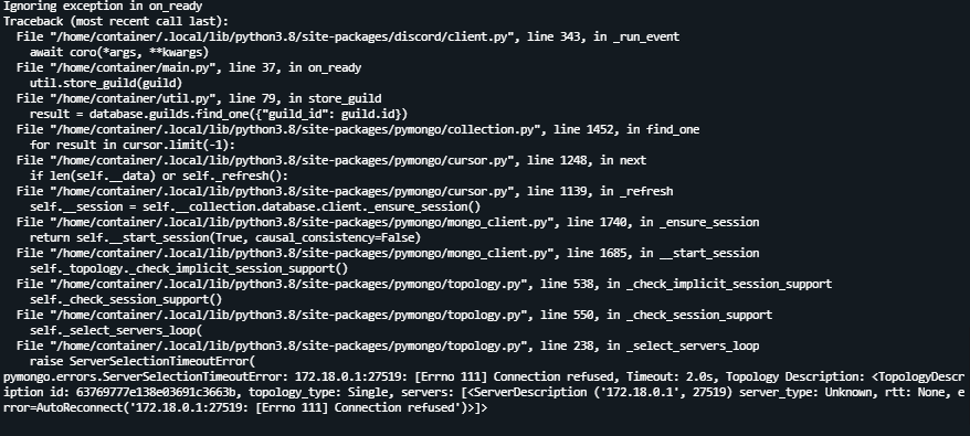 Bug Mongodb · Issue 1963 · Pelican Eggseggs · Github 