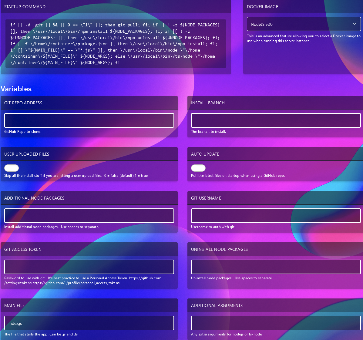 [Bug]: Node.JS Generic · Issue #2441 · pelican-eggs/eggs · GitHub