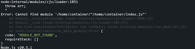 [Bug]: Node.JS Generic · Issue #2441 · pelican-eggs/eggs · GitHub