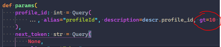Specification OpenAPI - Field (exclusiveMinimum, exclusiveMaximum) · fastapi fastapi ...