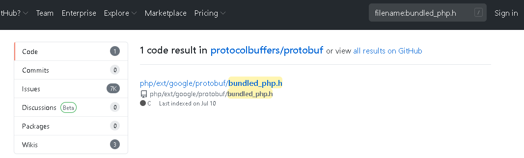 bundled_php.c is missing. · Issue #7816 · protocolbuffers/protobuf · GitHub