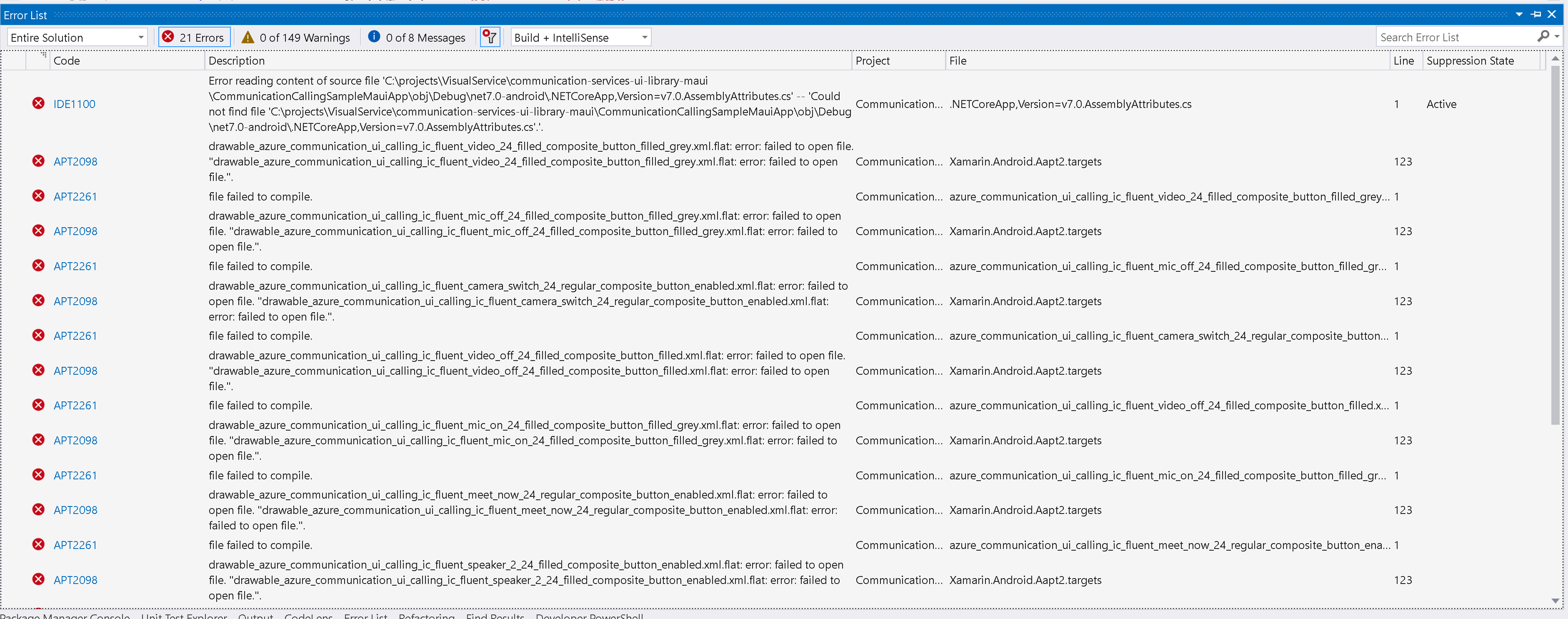 Bug The Sln Does Not Compile · Issue 12 · Azure Samplescommunication Services Ui Library