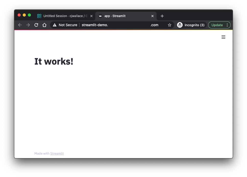 GitHub - fastforwardlabs/cml_streamlit: A minimal example of a ...