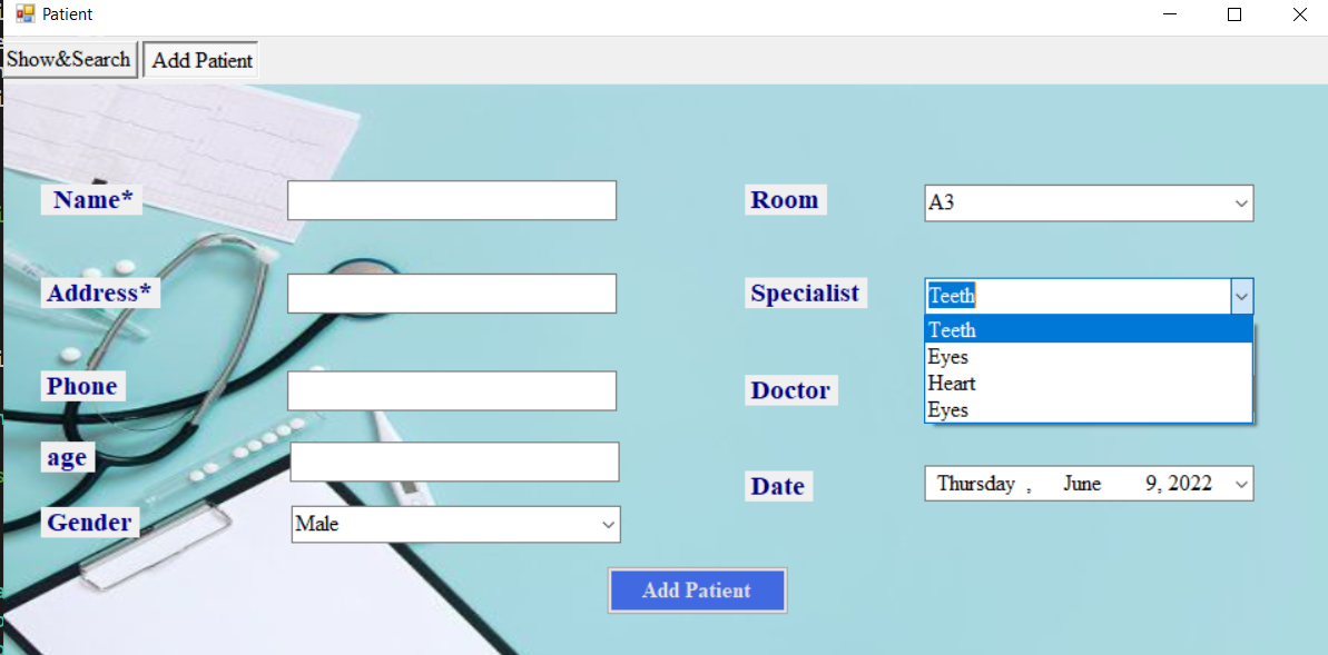 GitHub - mohammedfatoh/HospitalSystemManagement_DBProject: Hospital ...