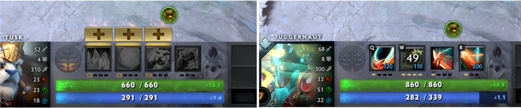 Juggernaut's Healing Ward not affected by Holy Locket + funky behaviour ...