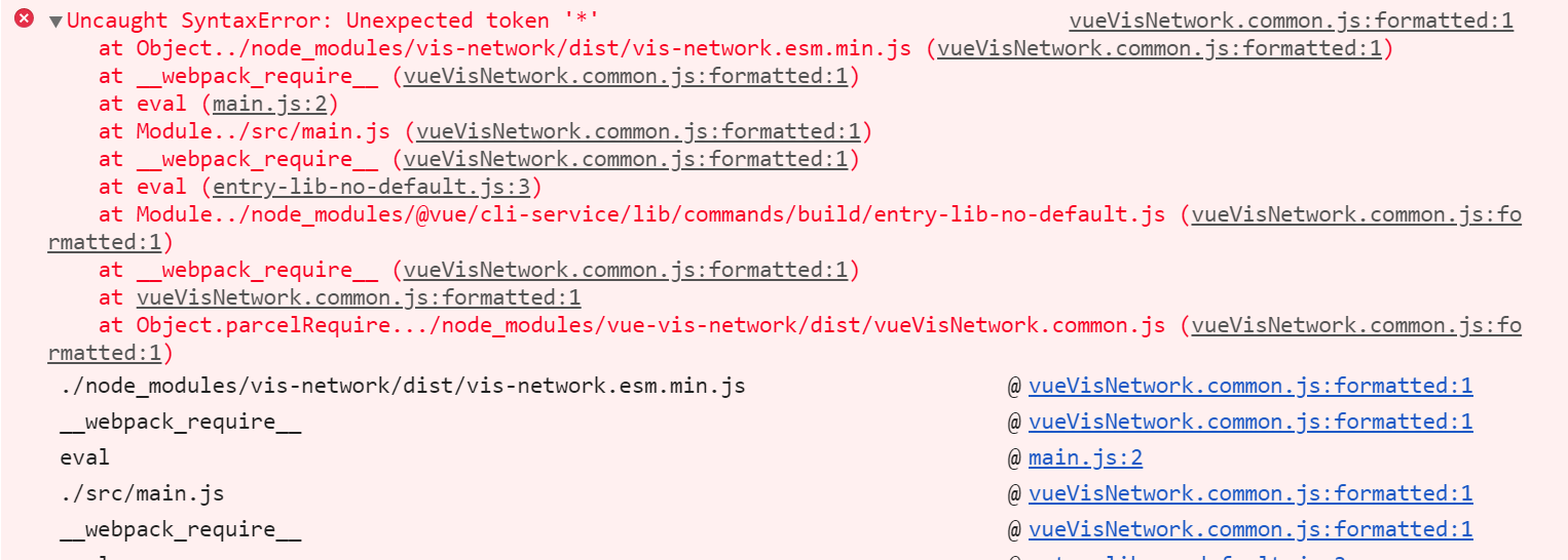 Using With Parcel · Issue 917 · Visjs Vis Network · Github
