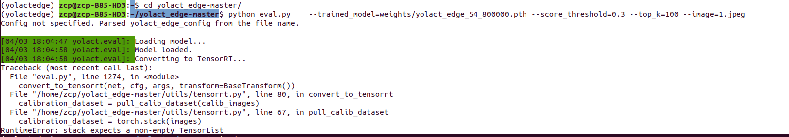 HI Bro i have a new problm about your new version???????? · Issue #90 · WisconsinAIVision/yolact ...