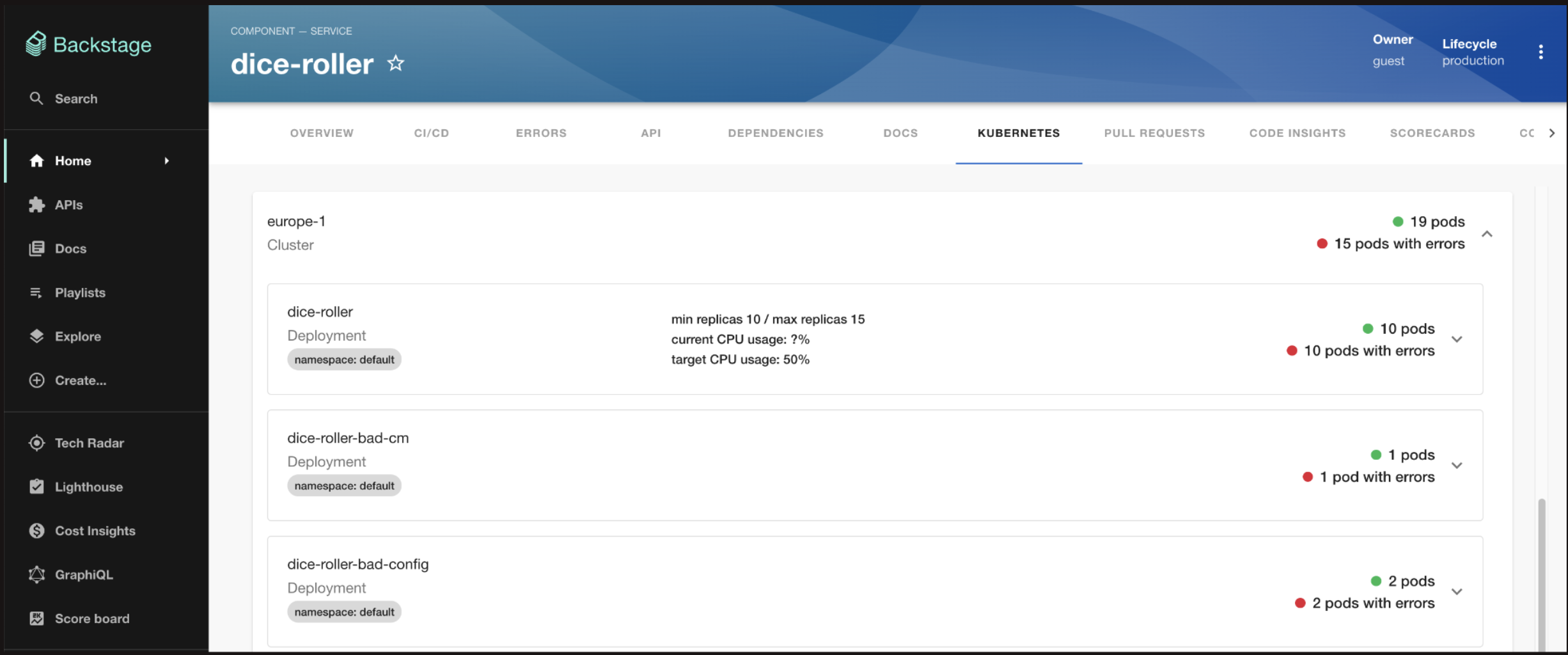 🚀 Feature: Higher level opinionated view for Kubernetes plugin · Issue ...
