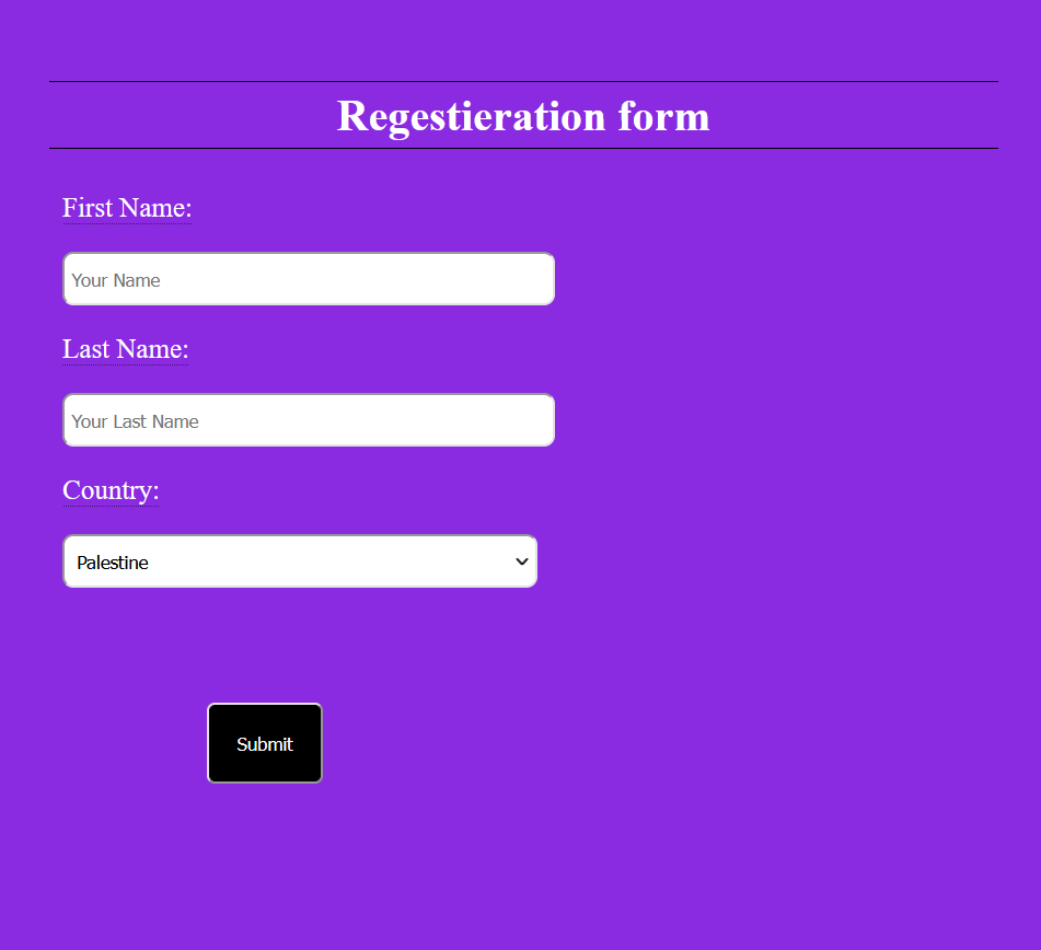 GitHub - sondosaabed/Form-Styling: Practice using forms css and html for forms
