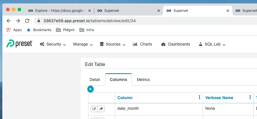 Attempting to edit a table column redirects to another table · Issue #10965 · apache/superset ...