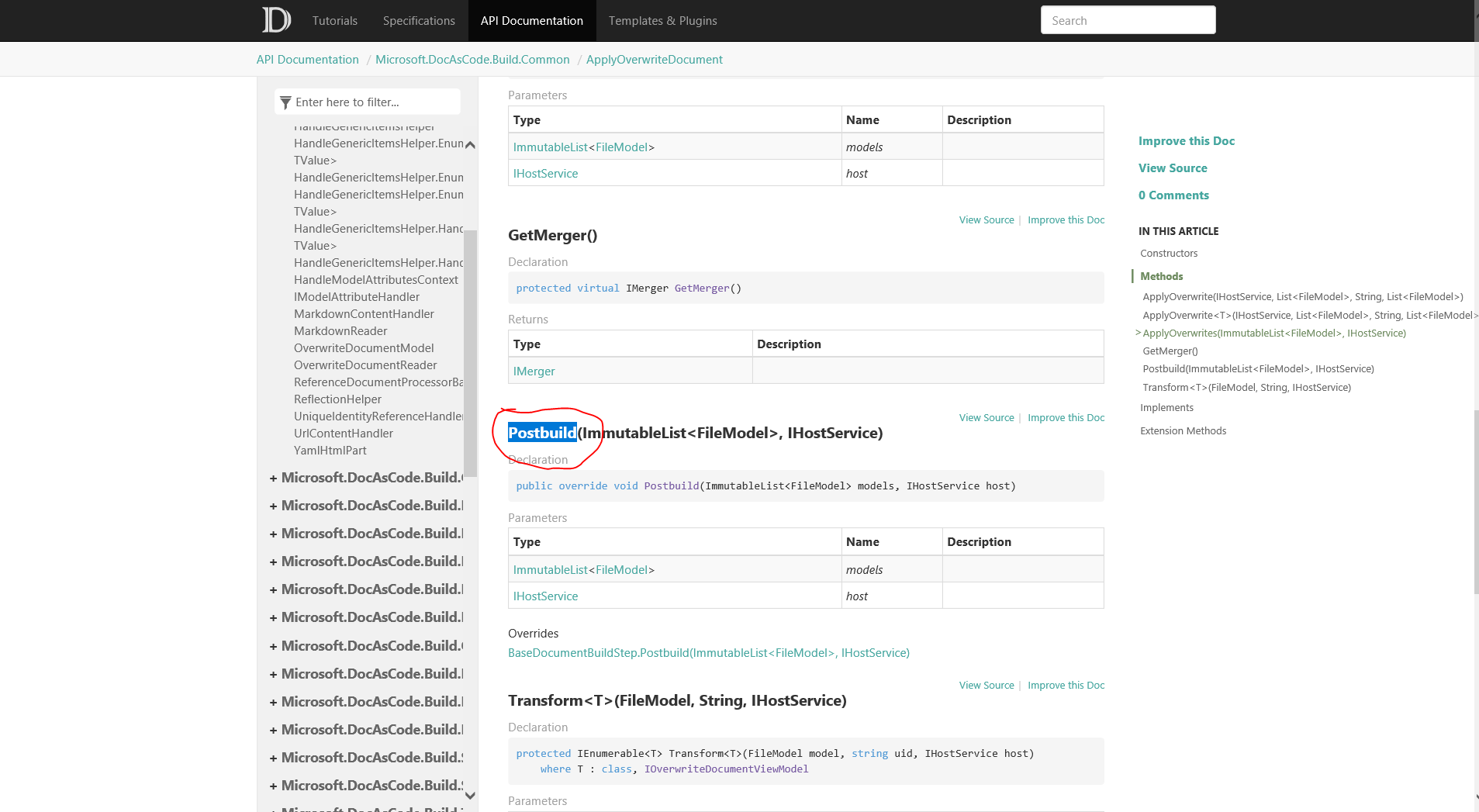 Problem finding Methods in Search funktion · Issue #5892 · dotnet/docfx · GitHub