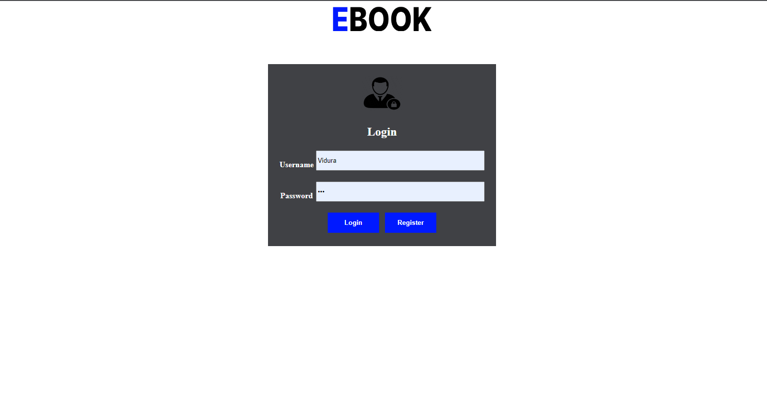 GitHub - vidu1234/E-Book-Online-Ordering-System: This Repository was ...