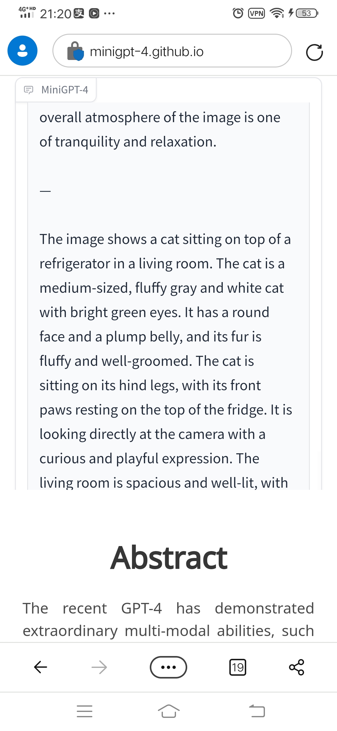 l put a refrigerator in living room and add a cat sitting on it · Issue #114 · Vision-CAIR ...