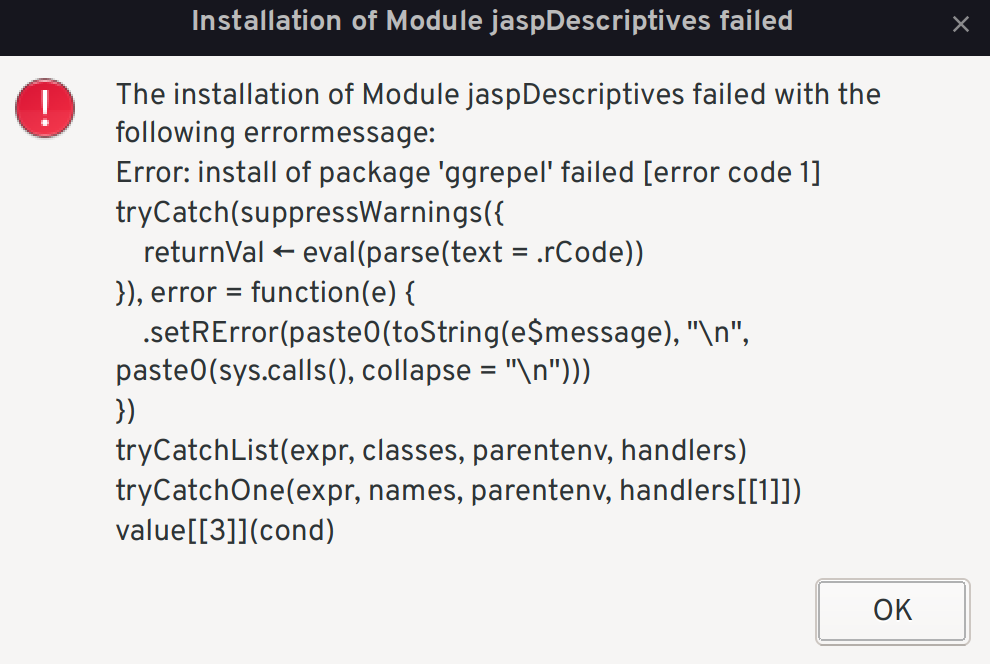 [Bug]: Can't install any developer modules under Ubuntu 20.04 · Issue #1659 · jasp-stats/jasp ...