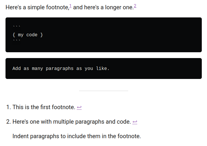 Multi-paragraph footnotes broken · Issue #17983 · forem/forem · GitHub