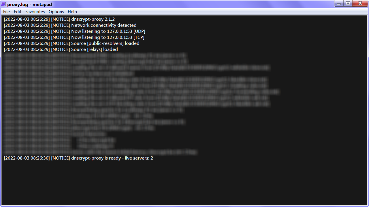 Not A Bug Question About Dnscrypt Proxyexe List · Dnscrypt Dnscrypt Proxy · Discussion 2166