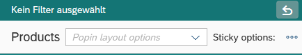 UI for Buttons in infoToolbar of List / FacetFilter should be improved in almost all themes ...