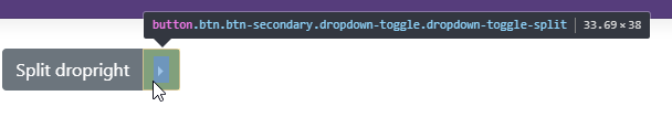 Dropleft and Dropright Split Button Dropdowns are Different Widths · Issue #25892 · twbs ...