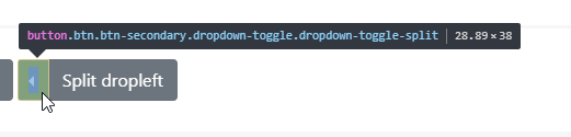 Dropleft and Dropright Split Button Dropdowns are Different Widths · Issue #25892 · twbs ...