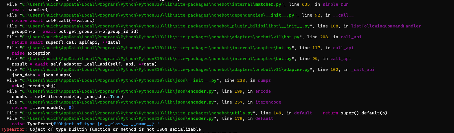 指令在部分群失效 · Issue #6 · TDK1969/nonebot_plugin_bilibilibot · GitHub