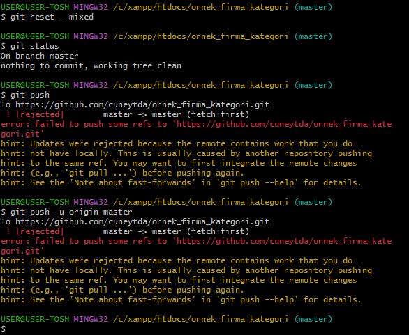 Git Bash Push Error · Community · Discussion 32039 · Github 6644