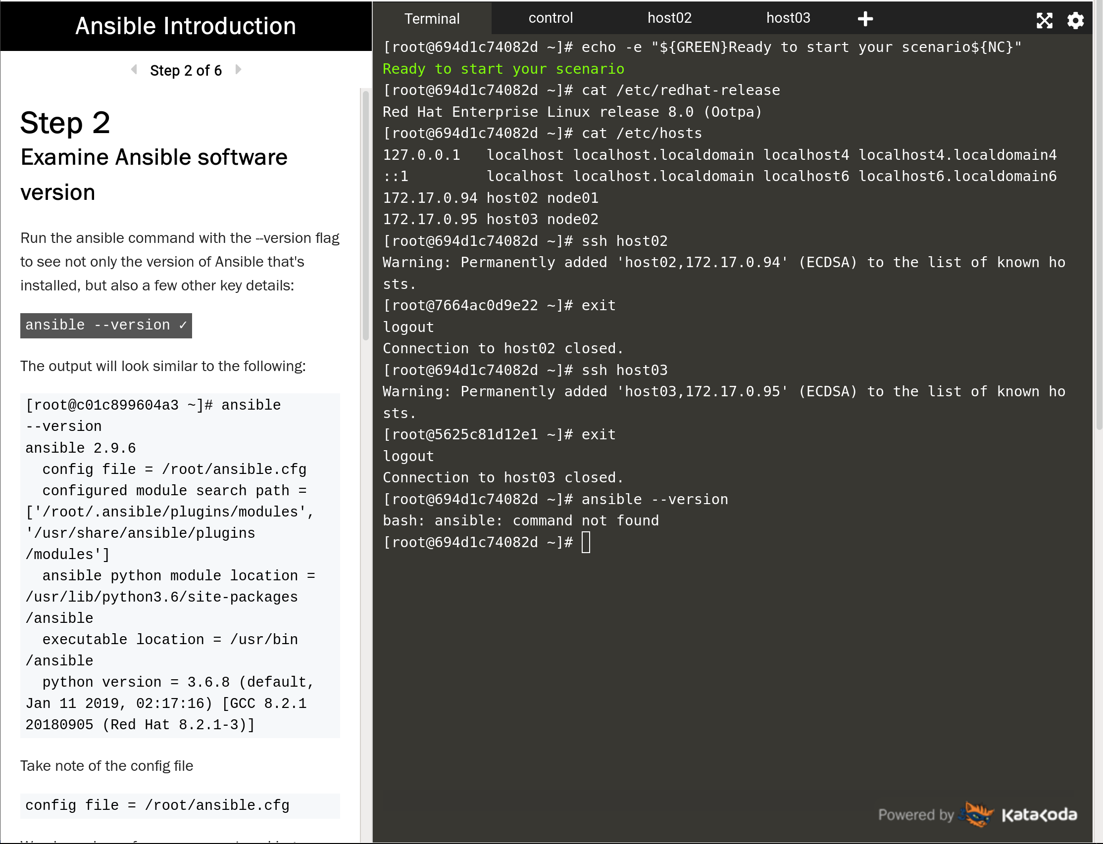 ansible-getting-started · Issue #113 · rhel-labs/learn-katacoda · GitHub