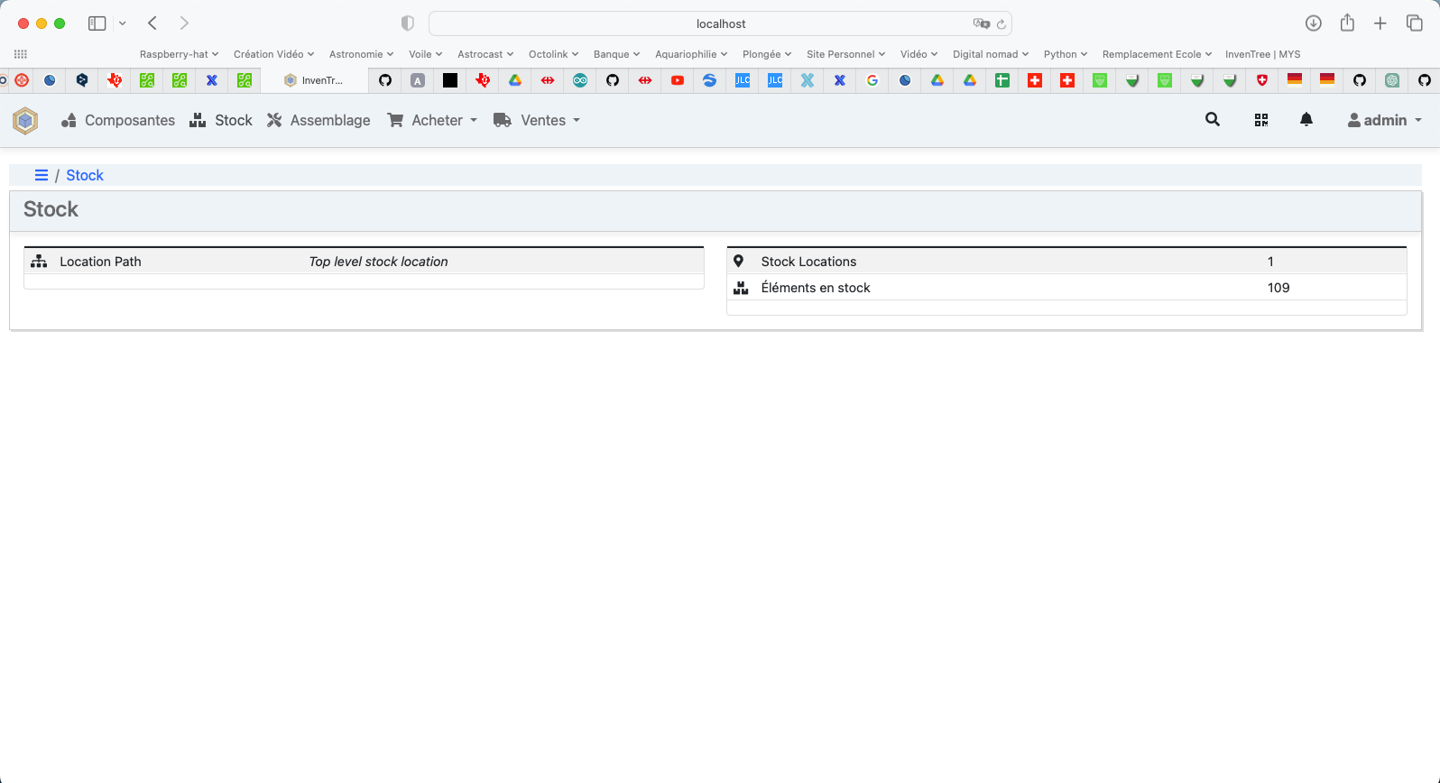 Not able to access the component from component menu · Issue #4841 · inventree/InvenTree · GitHub