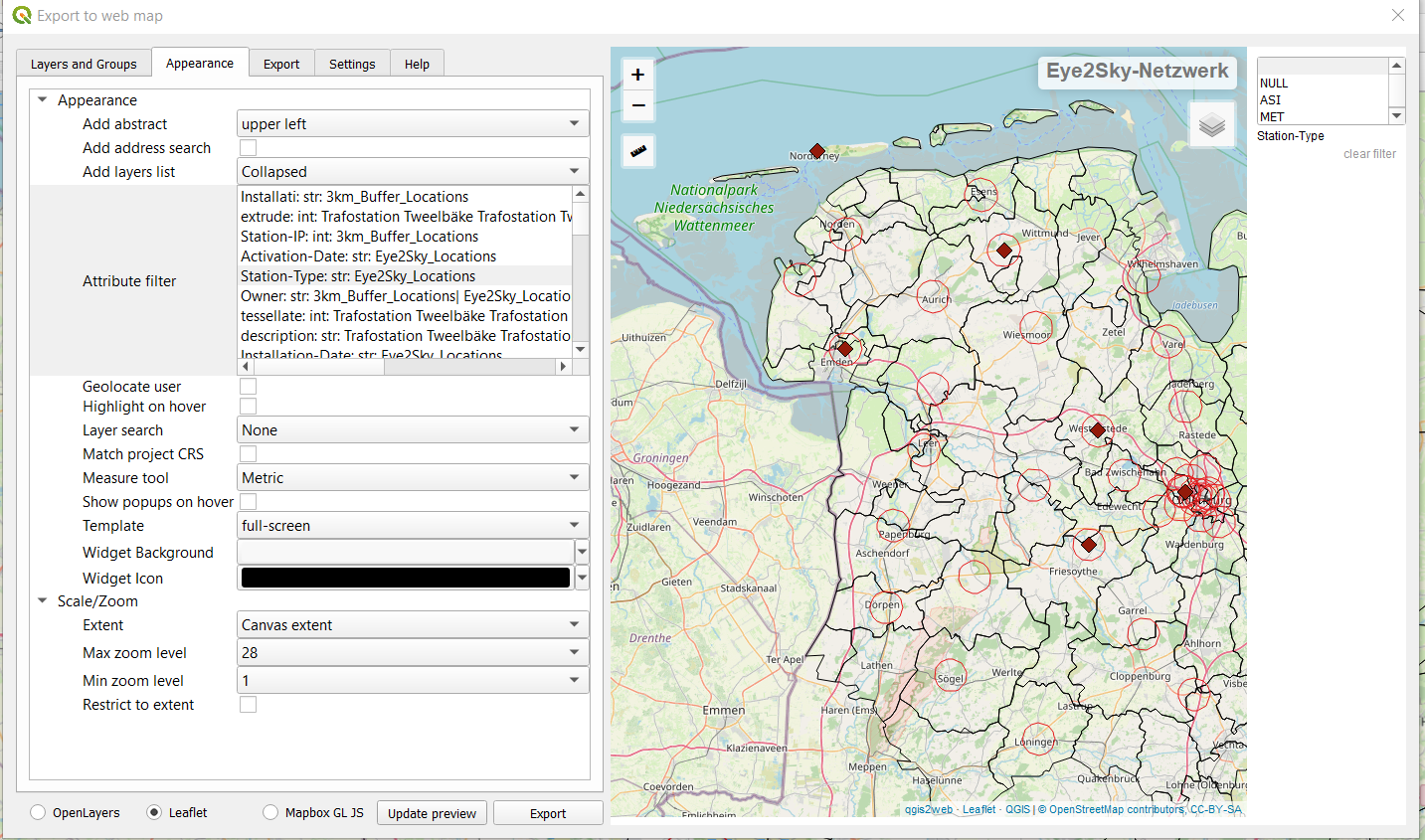Clearing Attribute Filter · Issue #870 · qgis2web/qgis2web · GitHub