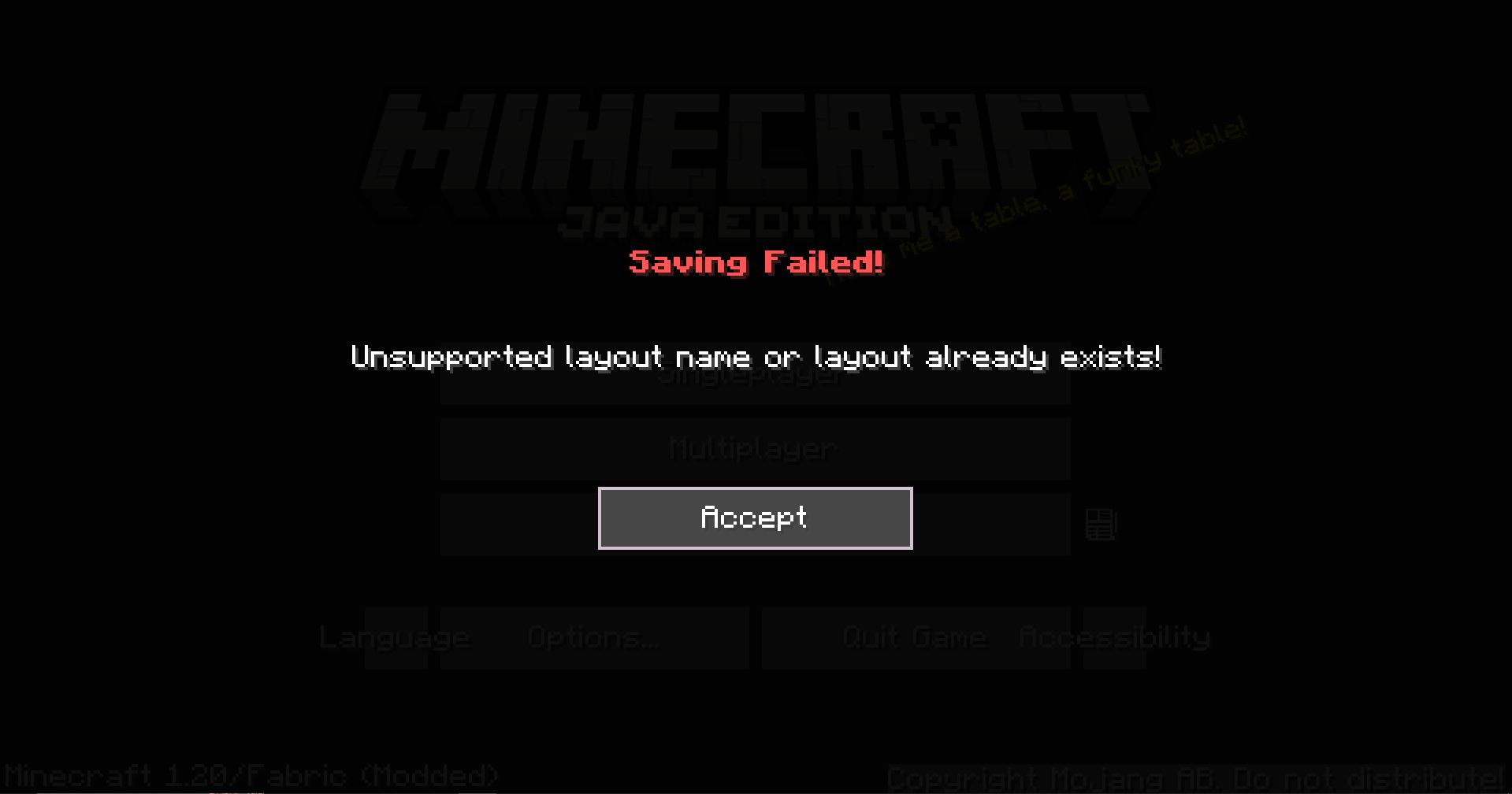 Impossible to save! · Issue #570 · Keksuccino/FancyMenu · GitHub