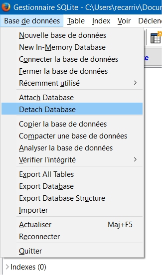 Detach Database · Issue #2239 · sqlitebrowser/sqlitebrowser · GitHub