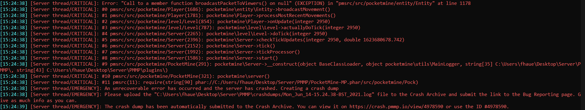 Send Message on 0 online playes · Issue #4268 · pmmp/PocketMine-MP · GitHub