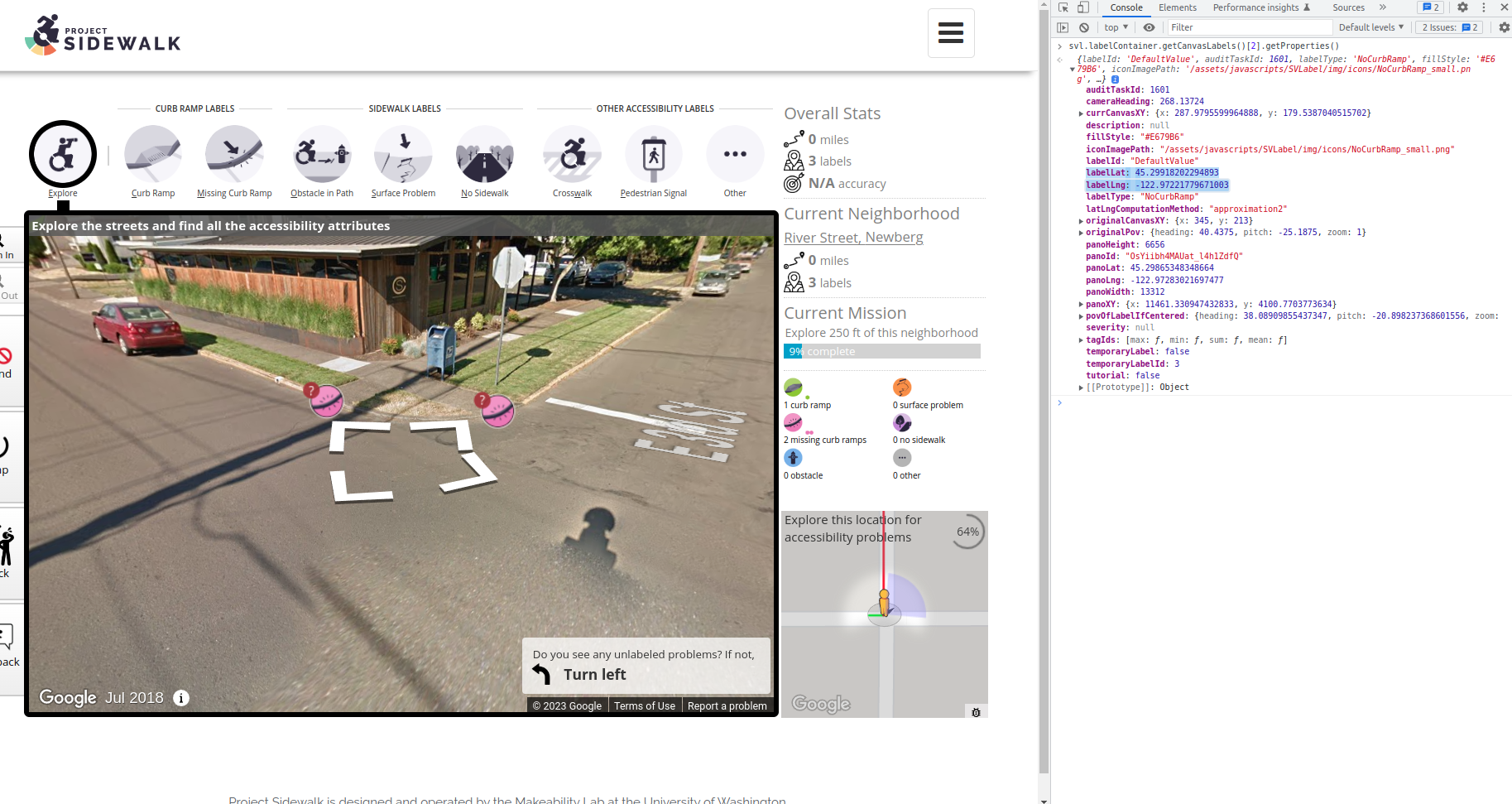 Labels Not Showing On Mini Map · Issue 3201 · Projectsidewalksidewalkwebpage · Github