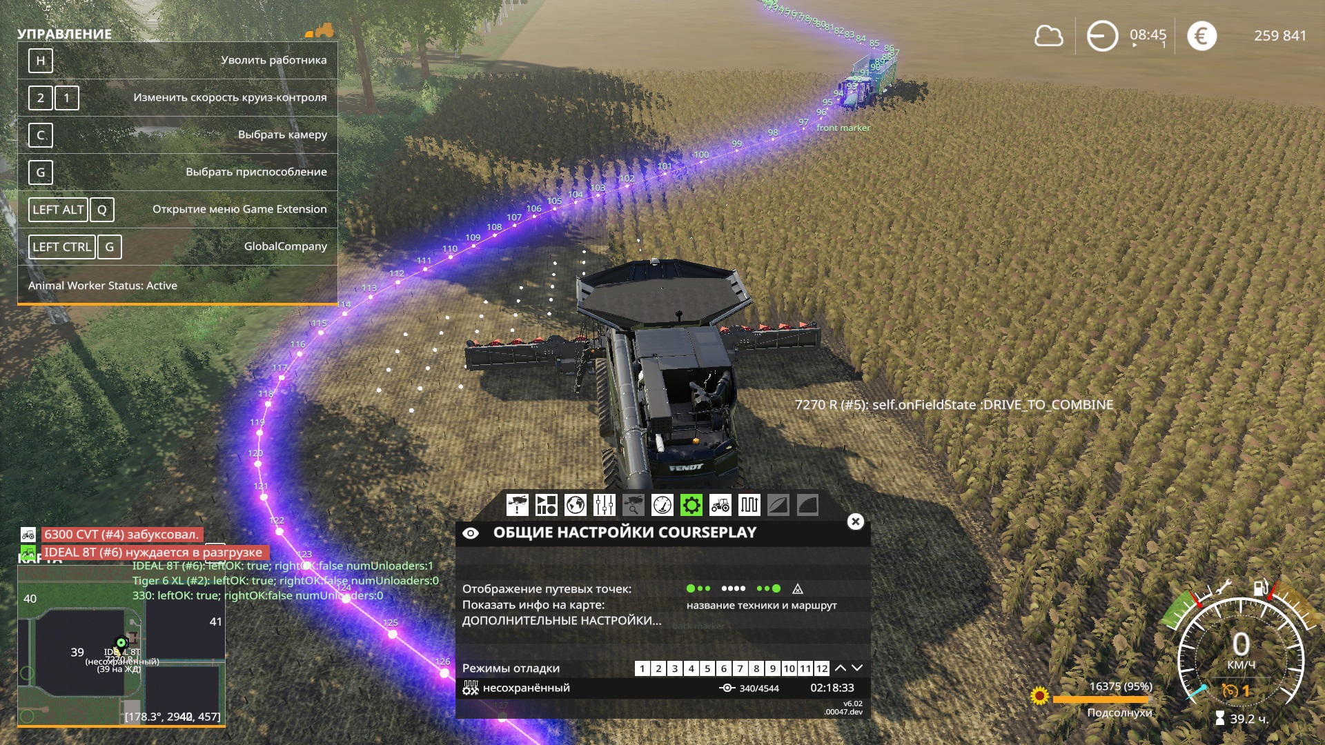 mode 2 · Issue #5917 · Courseplay/courseplay · GitHub