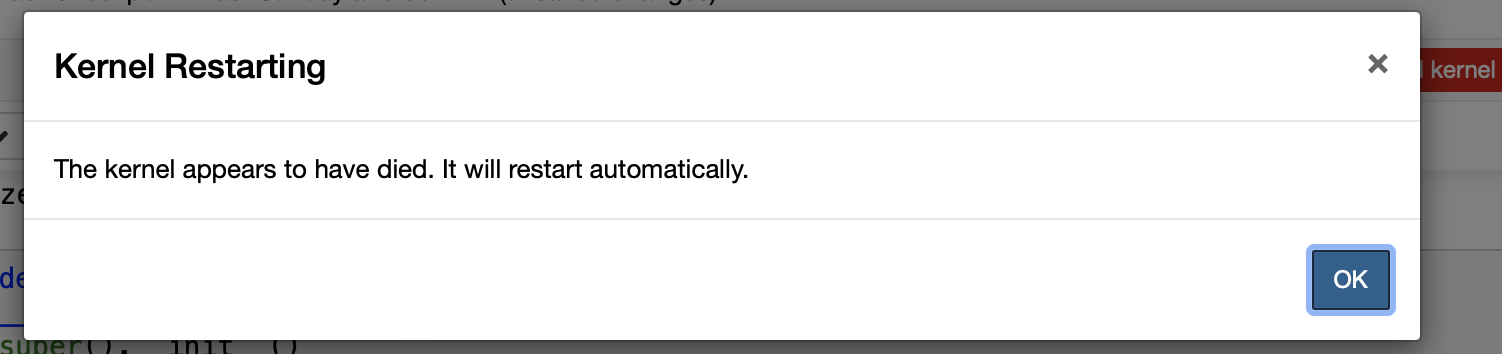 Kernel Dies while using conv2d layer / function · Issue #75265 · pytorch/pytorch · GitHub