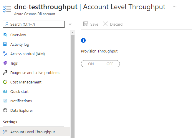 Account level provisioned throughput for Table Api Cosmos DB account · Issue #93165 ...