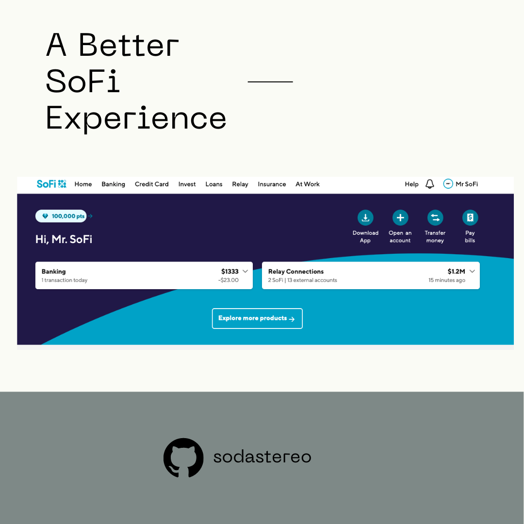 GitHub - sodastereo/sofi-enhanced: A minimal UI for SoFi