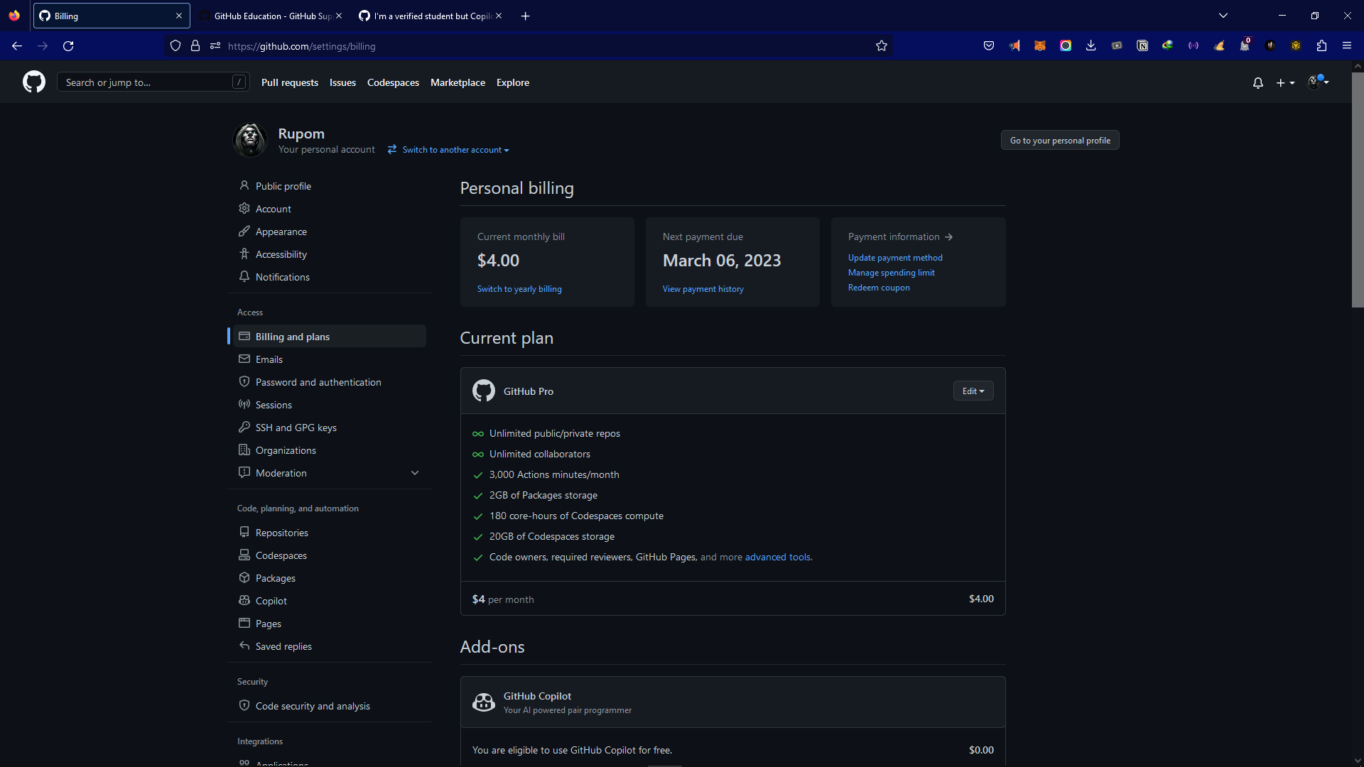 [HELP] Unable to access Student Developer Pack · community · Discussion #48669 · GitHub