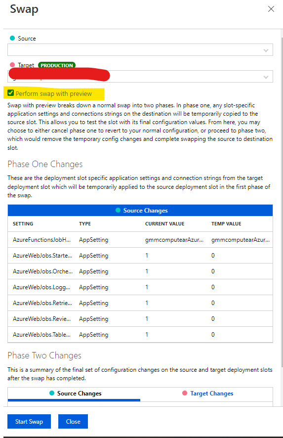 Powershell Command To Perform Swap With Preview · Issue 22833 · Azureazure Cli · Github