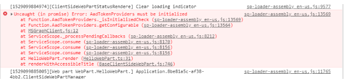 Error while importing GraphHttpClient, HttpClientResponse ...