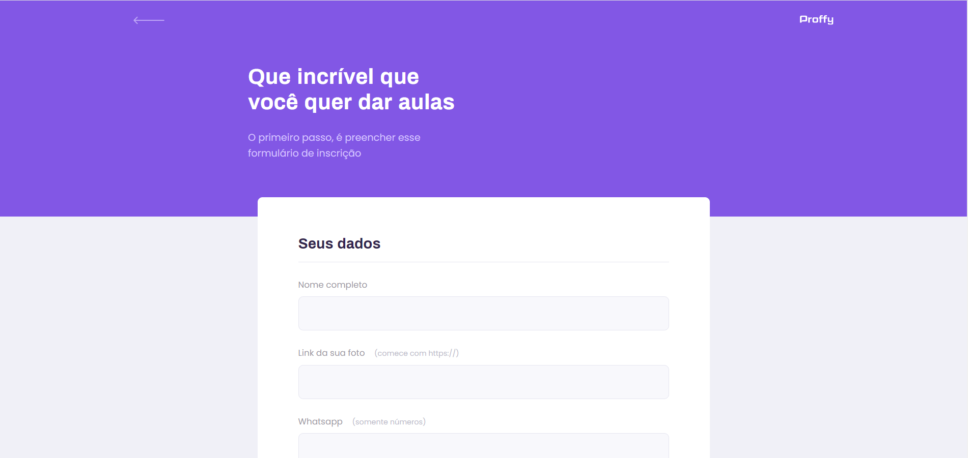 GitHub - MauricePS/Proffy: Projeto Desenvolvido na Next Level Week 2.0